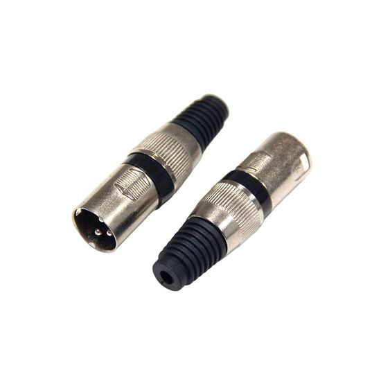Conector Canon Macho Metal - solucaocabo