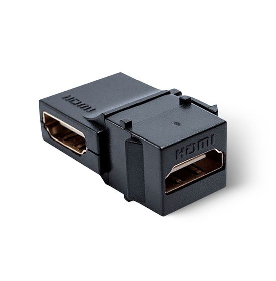 Keystone HDMI 90° Preto - solucaocabo