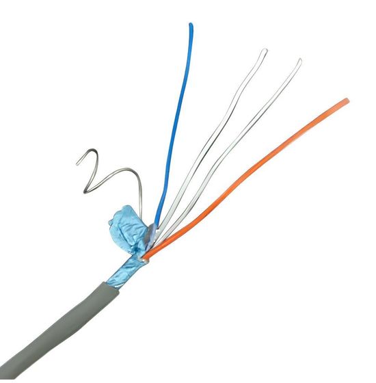 Cabo de Telefone CI 50 x 2 Pares Blindado Rolo com 100 Metros - solucaocabo